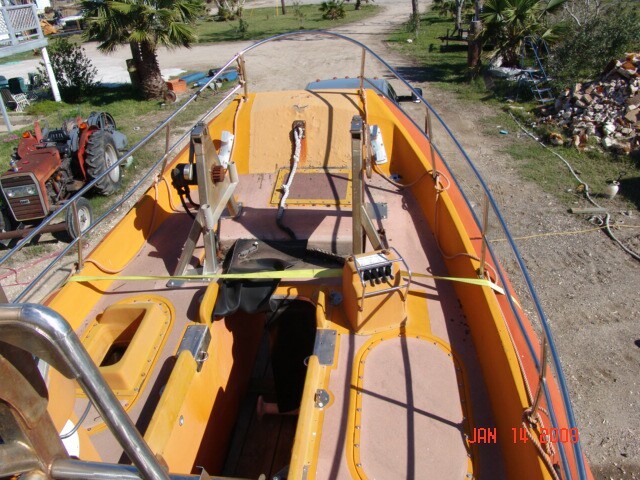 Fiberglass Catamaran style Crew-Utility