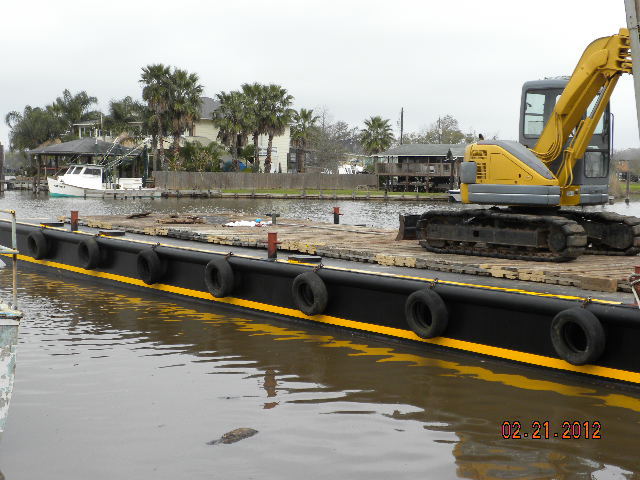 Spuds & has tanks for oil recovery